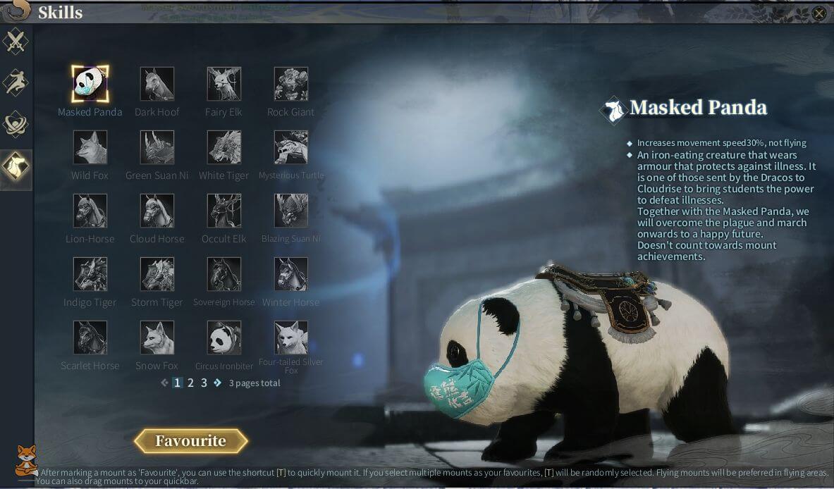 Swords of Legends Mount List » Fayiette Gaming